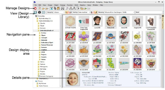 Design library layout | Better Wilcom Docs Site