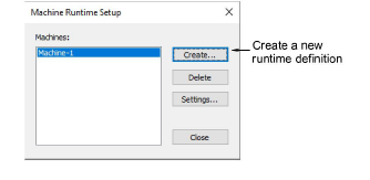 Configure machine runtime settings | Better Wilcom Docs Site