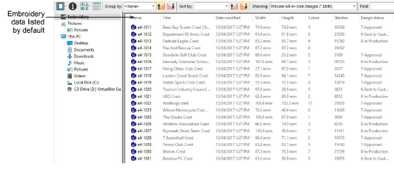 View design details | Better Wilcom Docs Site