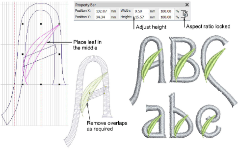 Edit the font | Better Wilcom Docs Site
